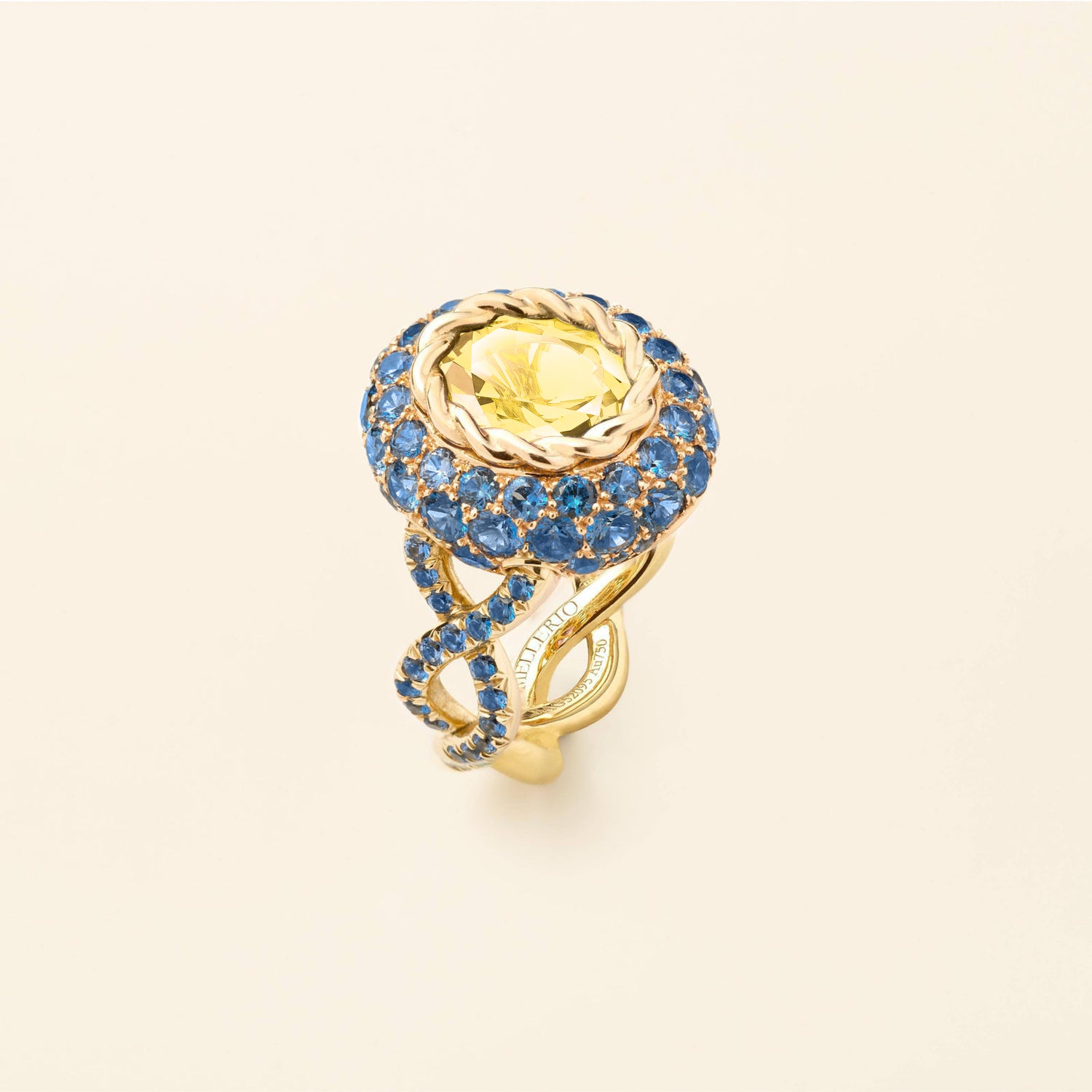 Yellow Gold and Sapphire Ring Mellow Yellow - High Jewelry | Mellerio