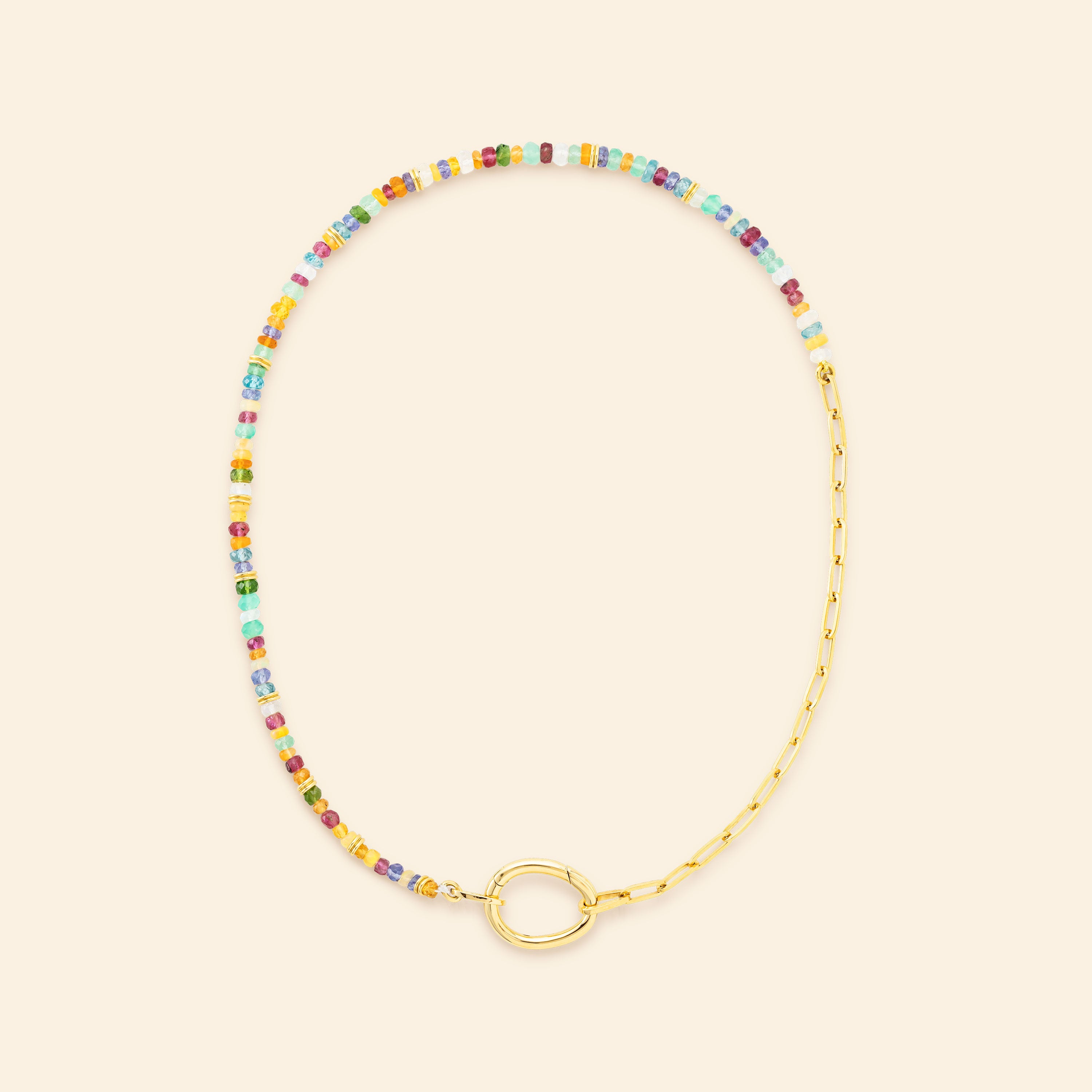 Yellow Gold and Pearl Necklace Lien Pierres - Luxury Necklace | Mellerio