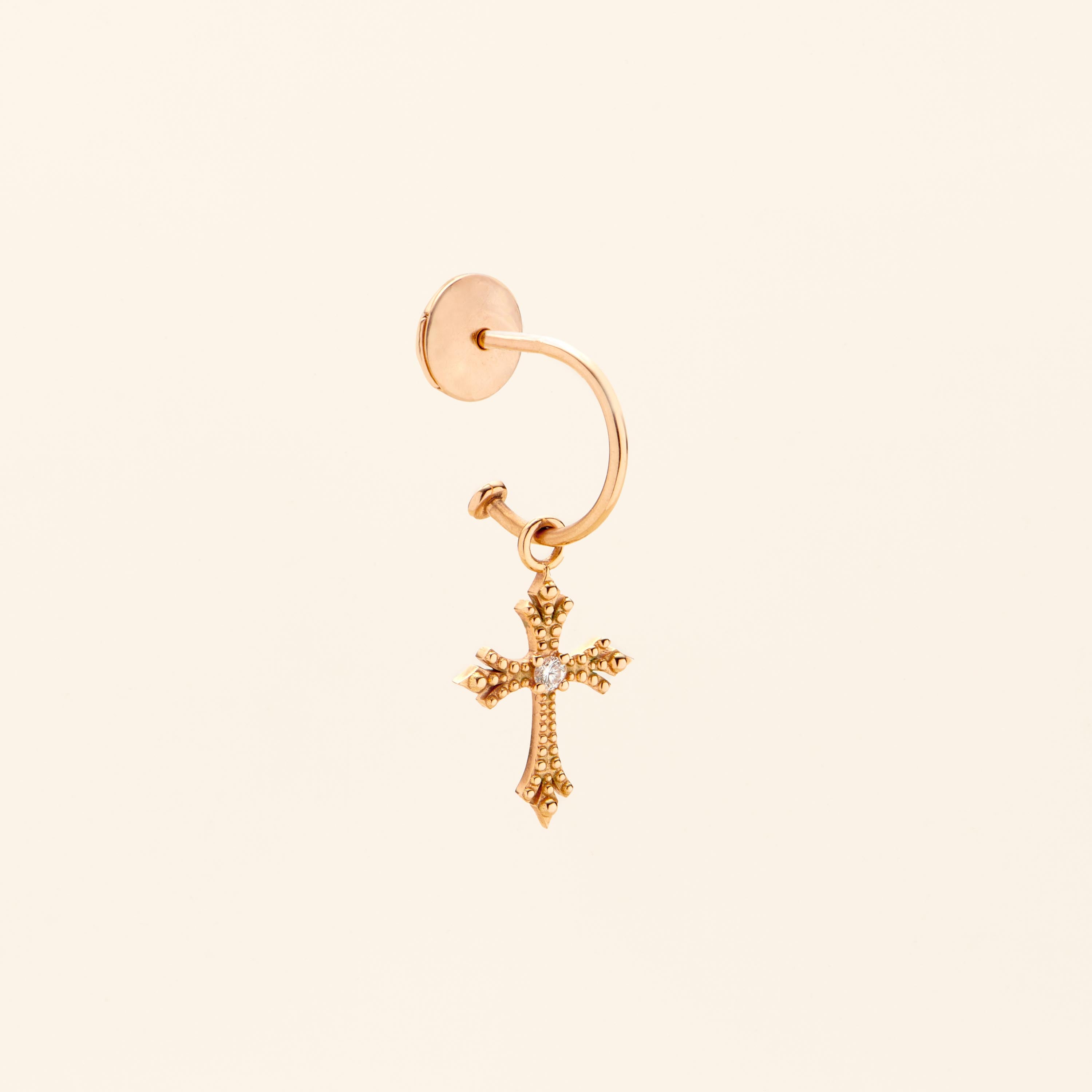 Pink Gold and Diamond Charm Maria - Fine Jewelry | Mellerio